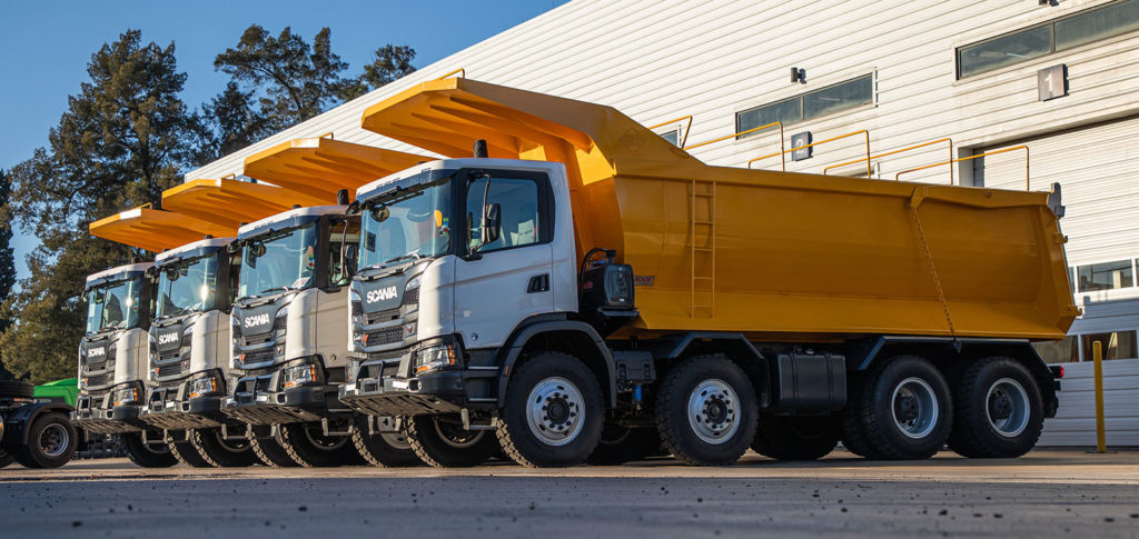 Scania XT Heavy Tipper: 22 unidades adquiridas por la compañía Mina ...